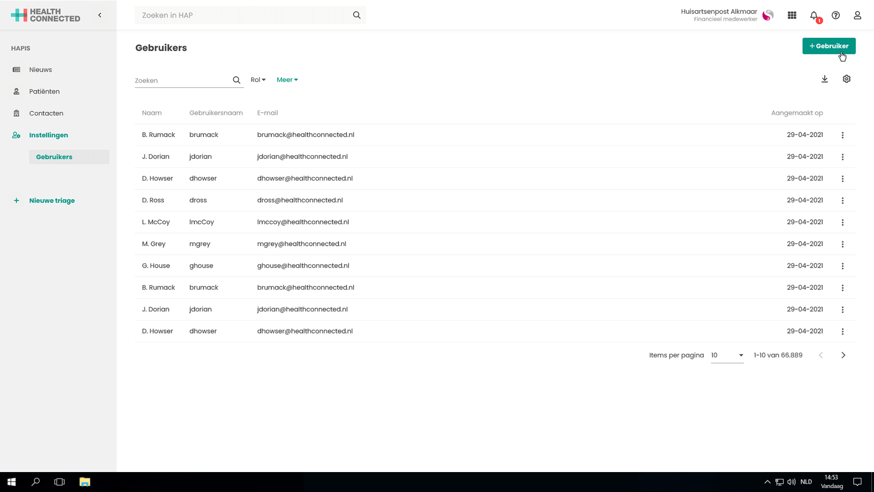 HealthConnected: Hét platform voor de eerstelijns zorg • HealthConnected