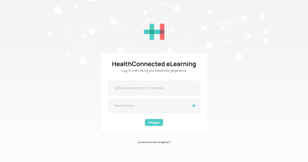 Onze e-learning-applicatie is live • HealthConnected