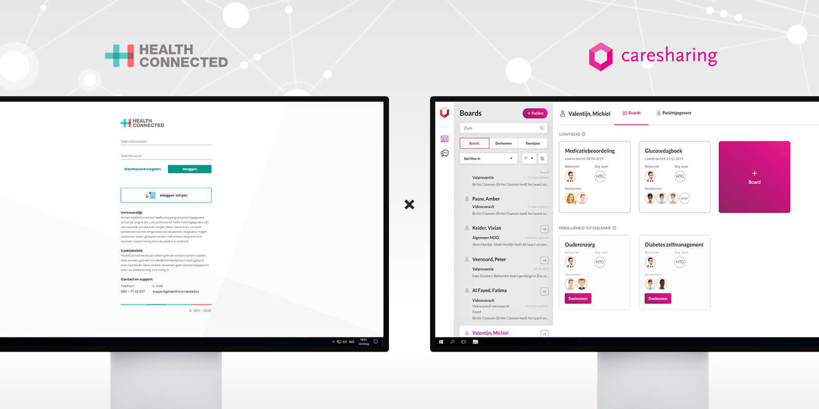 HealthConnected en Caresharing realiseren samen een integraal NIS • HealthConnected